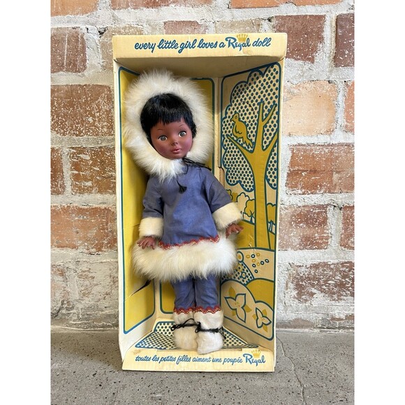 Regal Toy Ltd | Toys | Vintage Alaskan Eskimo Inuit Doll Regal Toy Ltd ...